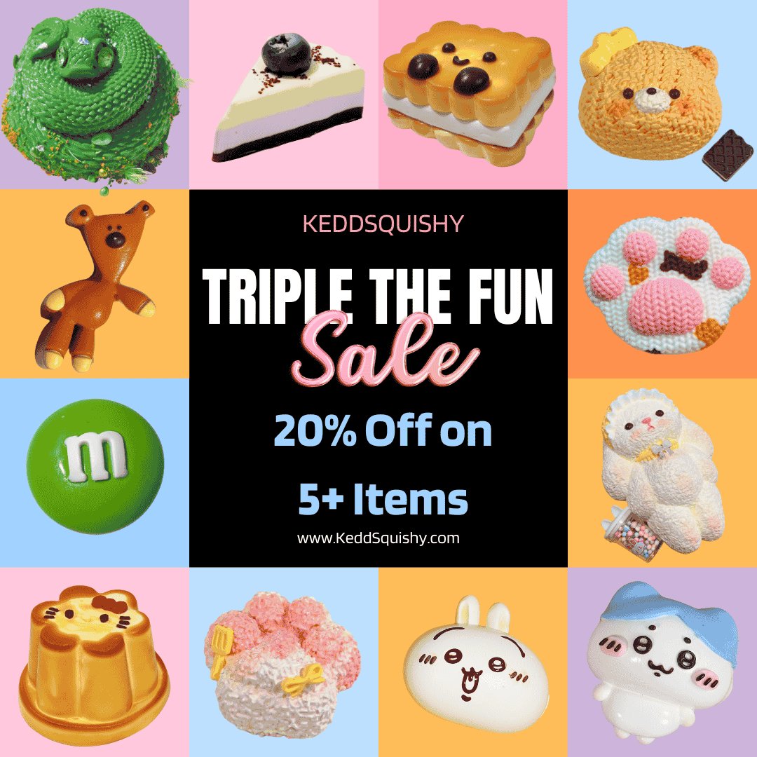 Squishy Lovers Pack — 20% Off on 5+ Items – KeddSquishy